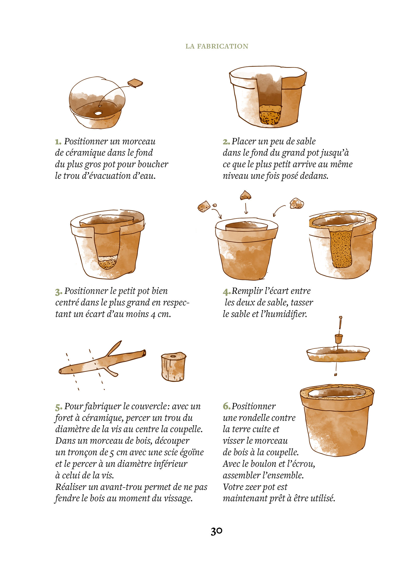 Fabriquer un zeer pot, le frigo du désert - Journal des Editions Ulmer